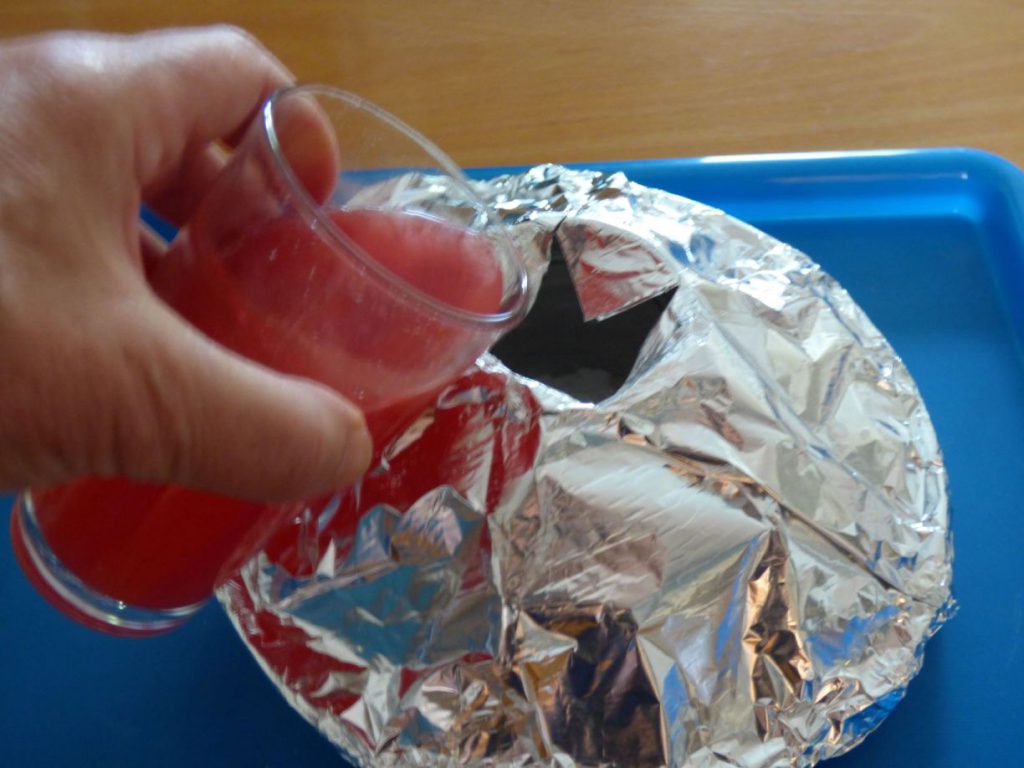 Ein Backpulver Vulkan – Vorgebirgsschule